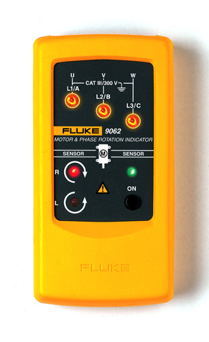 Fluke 9062 Motor Phase Rotation | Phase Sequence Indicators